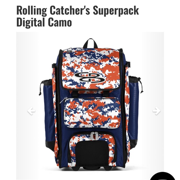 Bags | Rolling Catchers Superpack Digital Camo Backpack | Poshmark